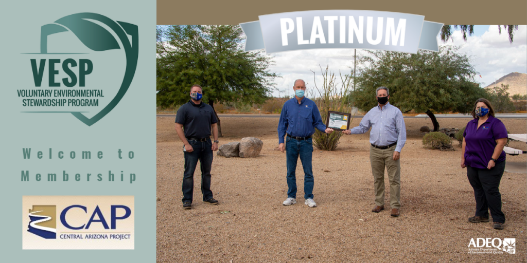 ADEQ Deems CAP “Platinum-Worthy” - Central Arizona Project