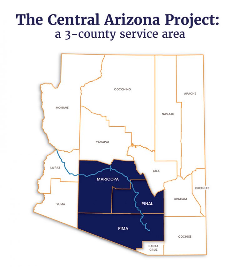 The Central Arizona Project: a 3-county service area - Central Arizona ...