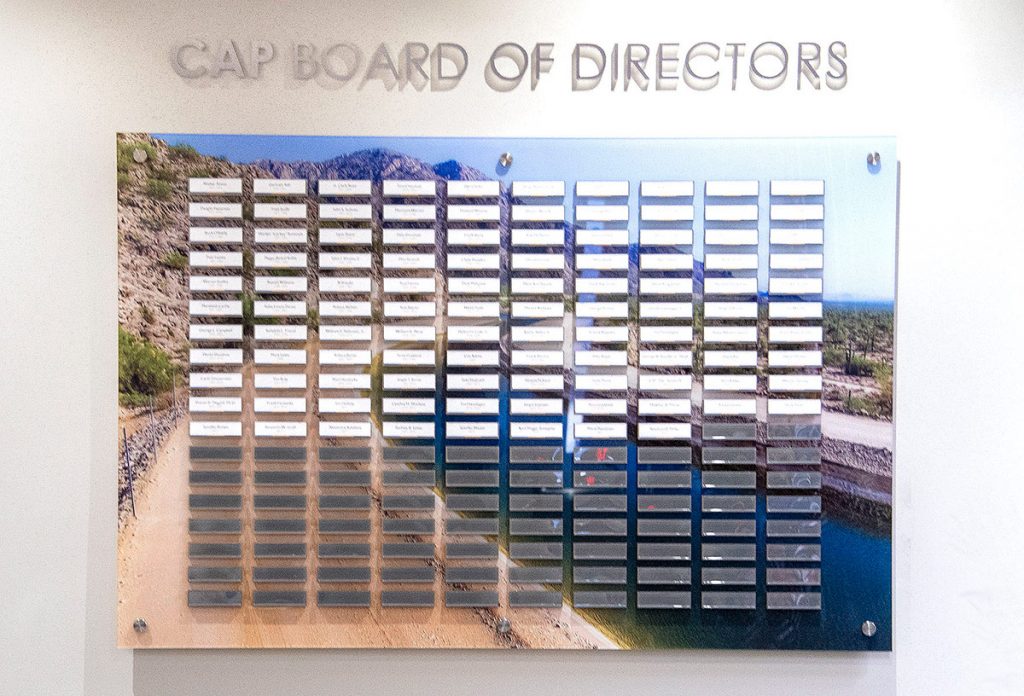 CAP installs new, modern CAWCD Past Board and Board President displays ...