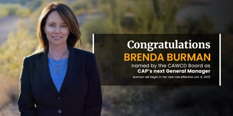 Central Arizona Water Conservation District names Brenda Burman as ...